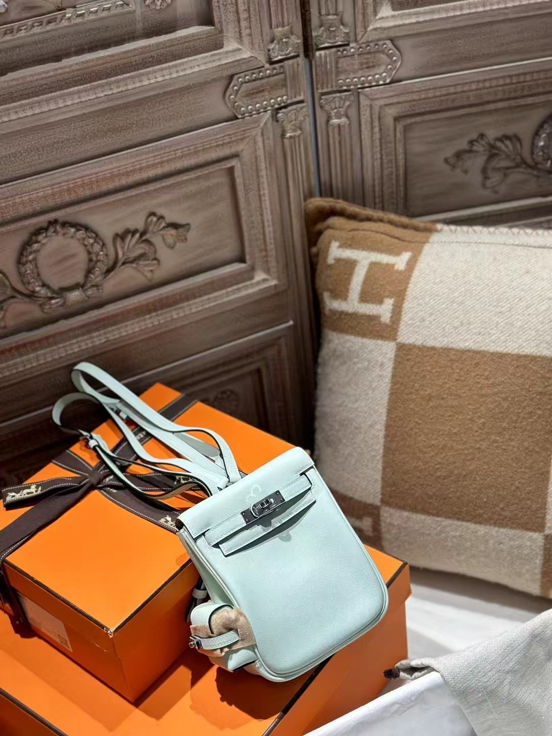 Hermes 2025 New Color N3 Vert Pepermint Swift Leather Kelly Jump ...